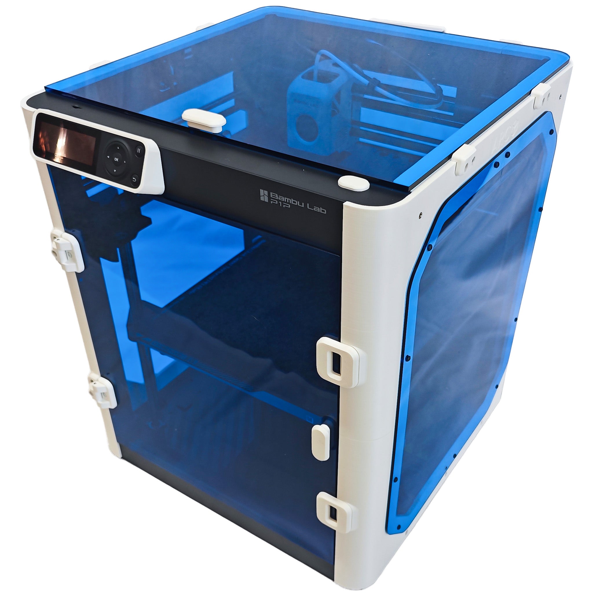 Bambu Lab P1P ARC Enclosure blue – slicerlab